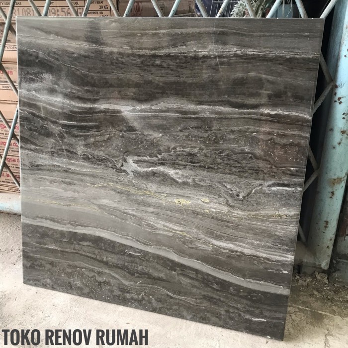 Jual Keramilk Lantai 50X50 Hitam Motif Marmer/ Keramik Dinding Hitam ...
