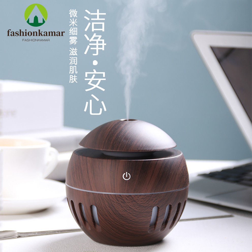 Jual Humidifier Air 130ML Aromaterapi Difuser Model Bulat Kecil Polos ...