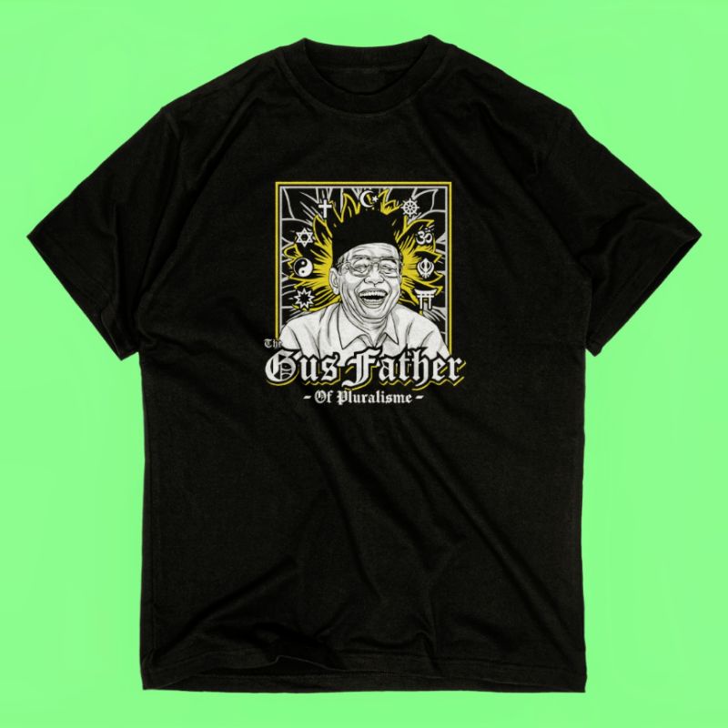 Jual Tshirt Gus Father | Kaos Gus Dur | Kaos Gus Father Of Pluralisme ...