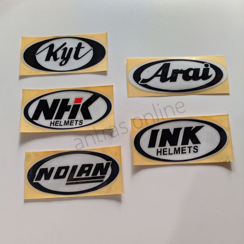 Jual stiker helm stiker cutting logo helm - sticker motor stiker motor ...
