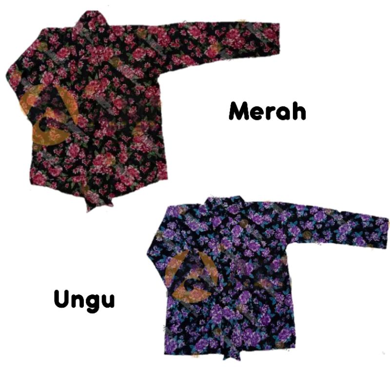 Jual Surjan Kembang Adat Jawa Solo Jogja / Surjan Lurik kembang dewasa ...