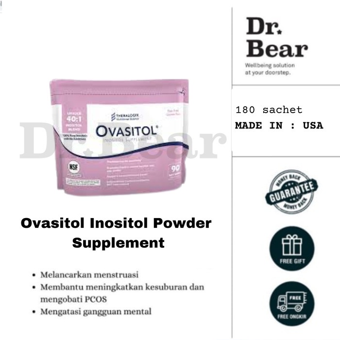 Jual Ovasitol Inositol Powder 90 Days Sachet/ Promil/ PCOS/ Mood/ Haid ...