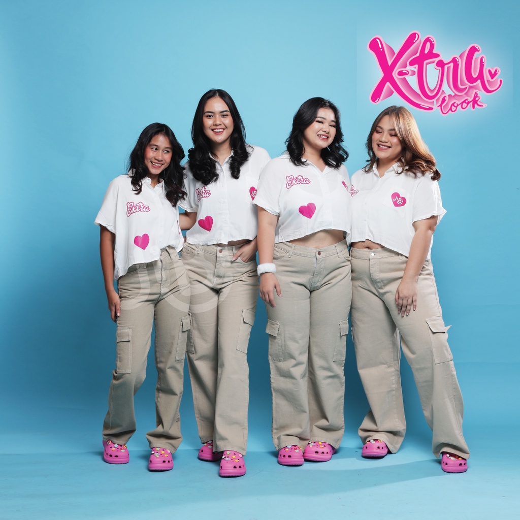 Jual JIBI - Invincible Cargo Jeans - Peanut - Kulot Jeans | Shopee ...