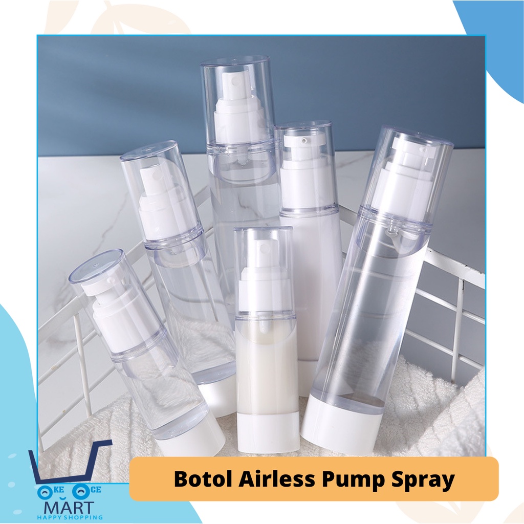 Jual [00461] BOTOL AIRLESS PUMP Botol Pump Spray Botol Lotion, Tonner ...