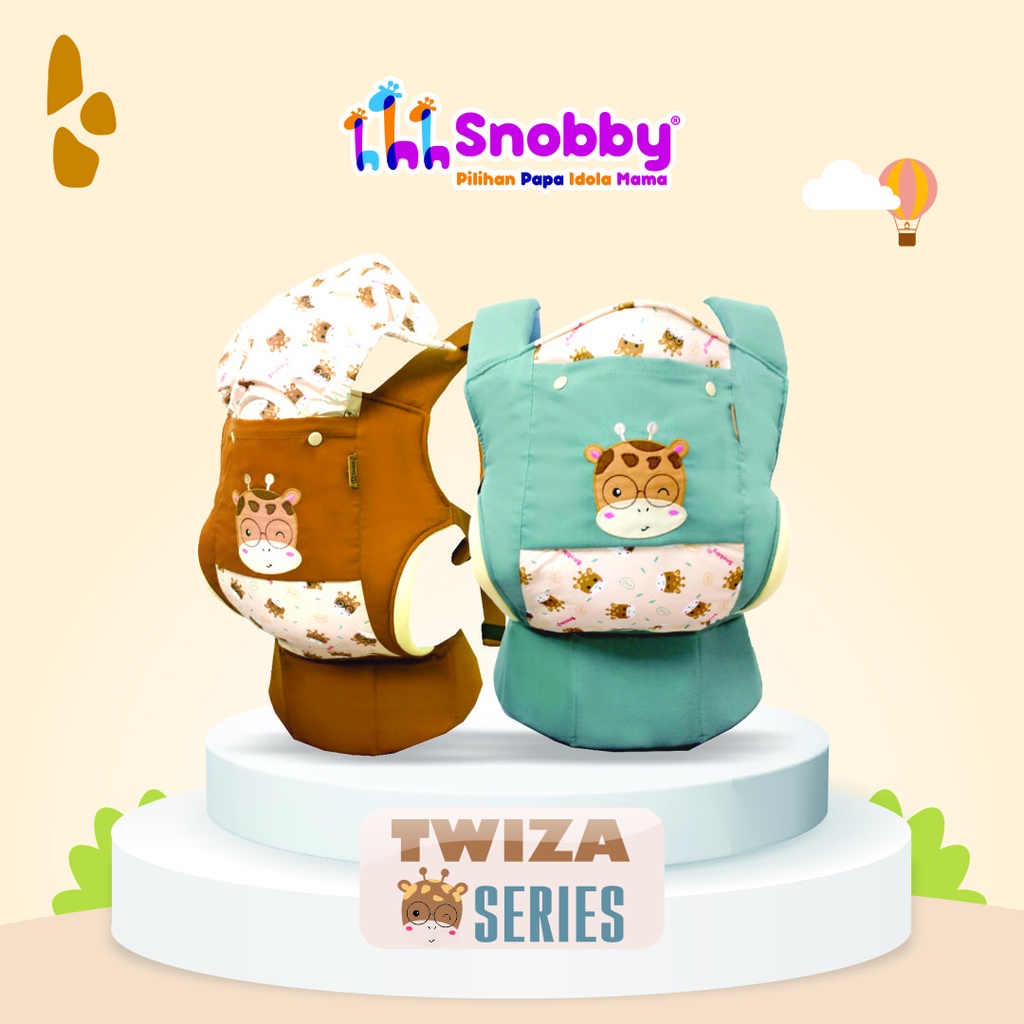 Jual Snobby Gendongan Bayi Ransel M-Shape Carrier Twiza Series | Shopee ...