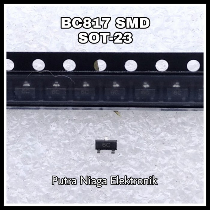Jual Transistor SMD BC817 SOT-23 NPN sot23 Code marking : 6B putr4n14 ...