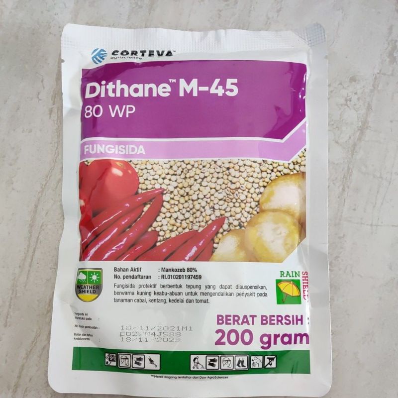 Jual Fungisida Dithane M-45 80 WP Kemasan 200Gram | Shopee Indonesia