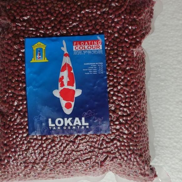 Jual PAKAN IKAN KOI LOKAL TAK GENTAR LTG 1KG 1 KG - COLOUR | Shopee Indonesia