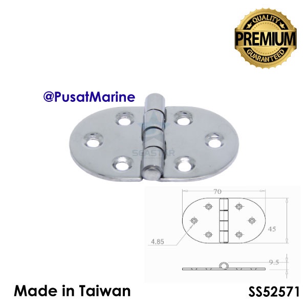 Jual Engsel Hinge Kapal Stainless Steel 304 - Kode 52571 | Shopee Indonesia