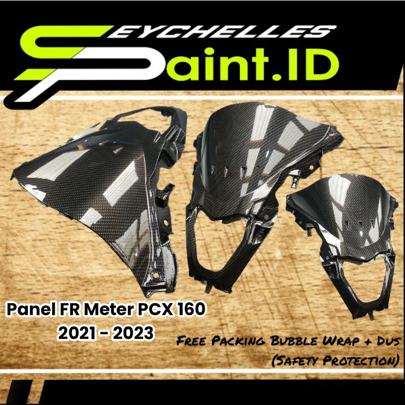 Jual Cover Carbon Panel Depan FR Meter PCX 160 Motif Kevlar | Shopee ...
