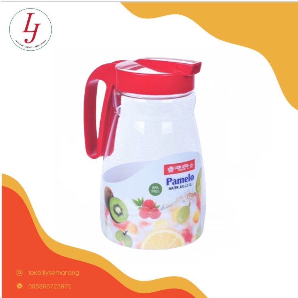 Jual Water Jug PAMELO Lion Star 2,1 Liter | Shopee Indonesia