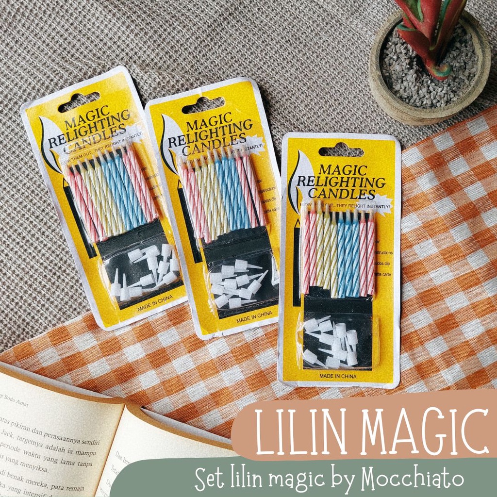 Jual Lilin Ulangtahun Magic Relighting Candle | Lilin ajaib Lilin Magic ...