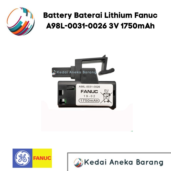 Jual Plc Battery Baterai Lithium Fanuc Plc Cnc A98L-0031-0026 3V 1750Mah | Shopee Indonesia