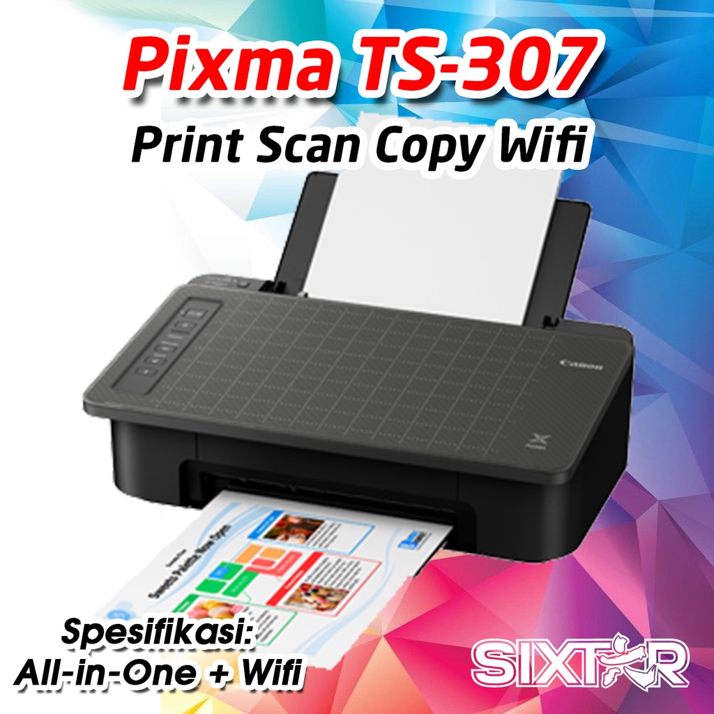 Jual Canon Pixma TS307 Print Scan Copy Wifi Wireless | Shopee Indonesia