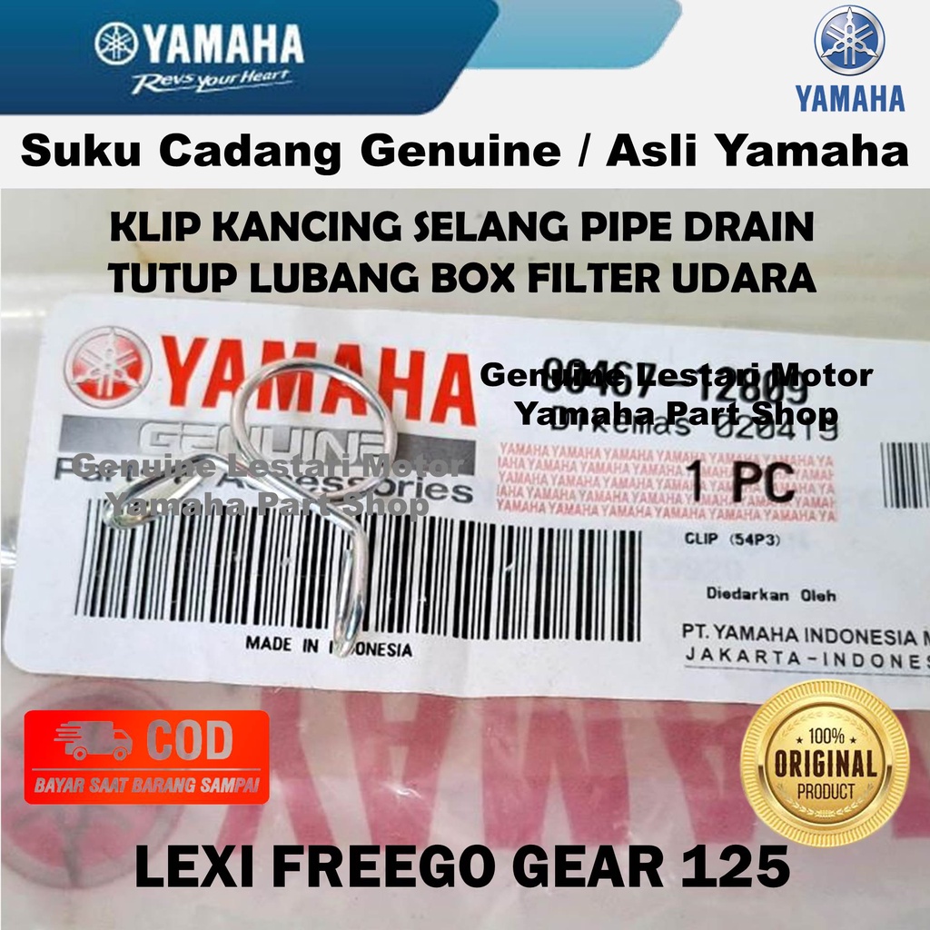Jual Clip Kancing Klip Selang Pipe Drain Tutup Lubang Box Filter Udara ...
