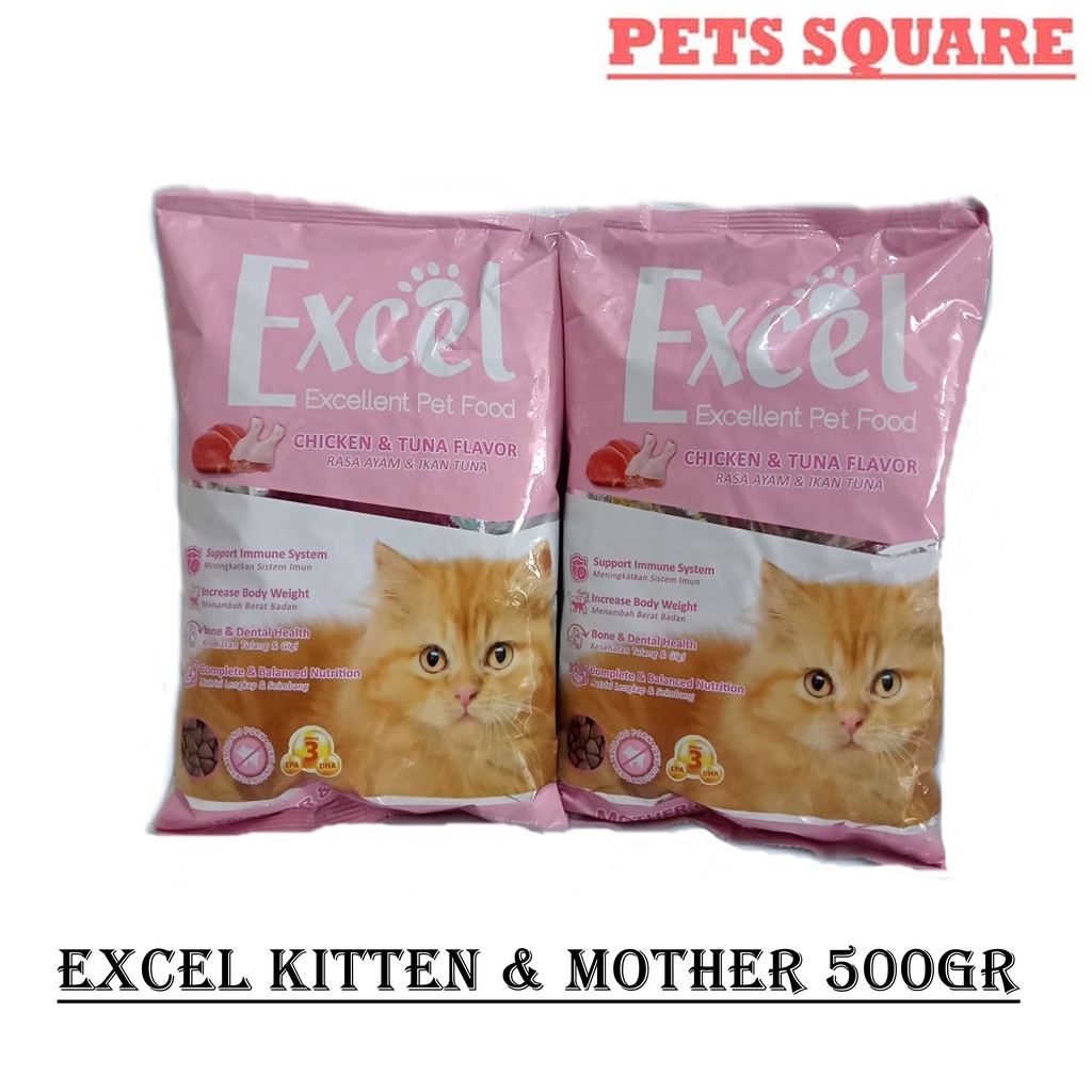 Jual Excel Mother & Kitten 500gr (EKSPEDISI) | Shopee Indonesia