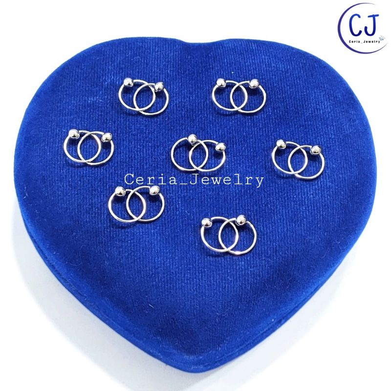 Jual Anting Anak/Dewasa Perak Asli 925 Lapis Emas Model Gipsi polos - perhiasan perak | Shopee ...