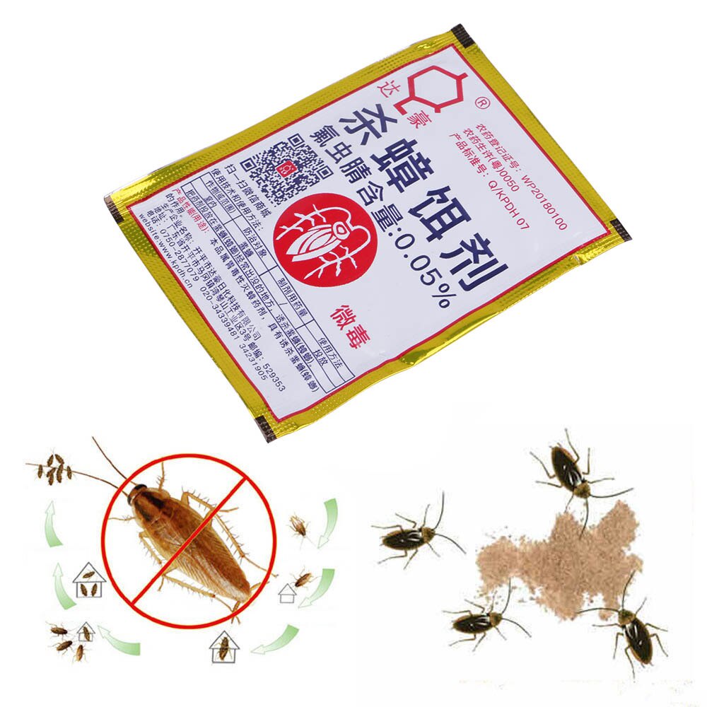 Jual Racun Umpan Kecoa Serangga Original Ampuh Murah / Racun Bubuk ...
