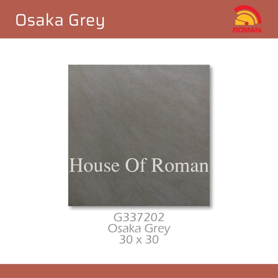Jual ROMAN KERAMIK OSAKA GREY 30X30 G337202 (ROMAN HOUSE OF ROMAN ...