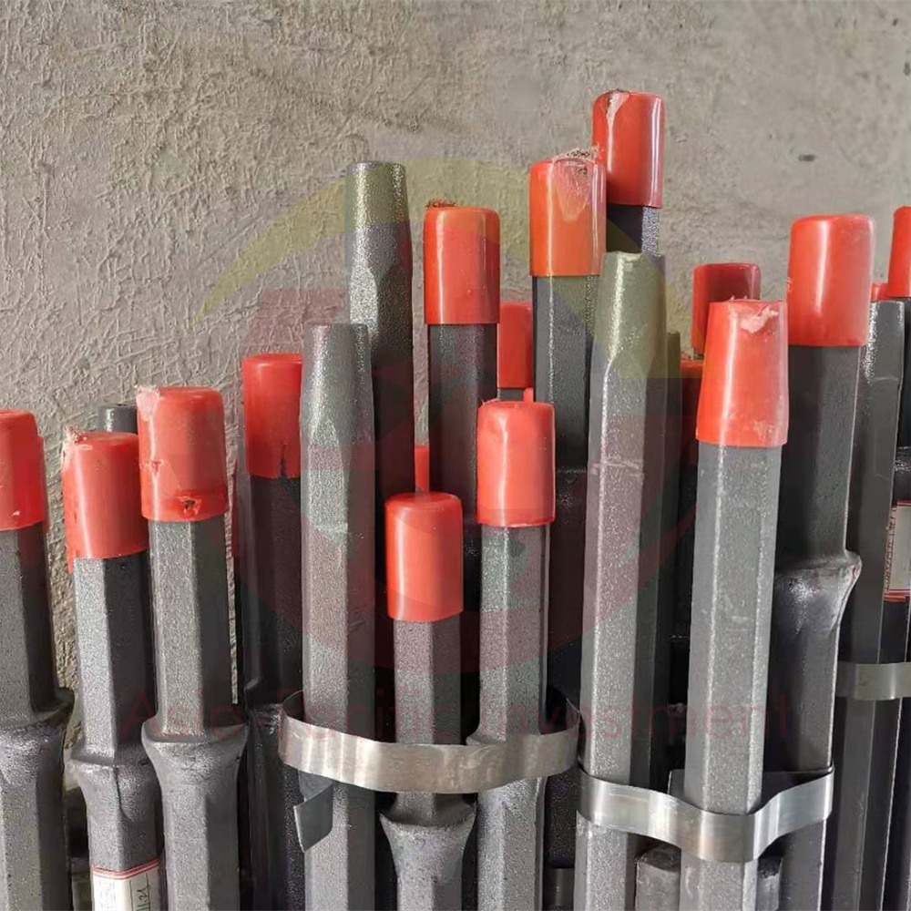 Jual Tapered drill rod - batang bor tambang rock drill 2 mtr | Shopee ...