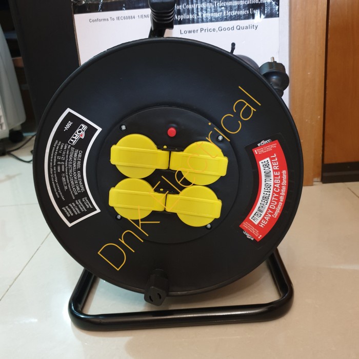 Jual Kabel Roll/Cable Roll 50M/50 Meter Heavy Duty Merk Fort Qb-Dxw01 ...