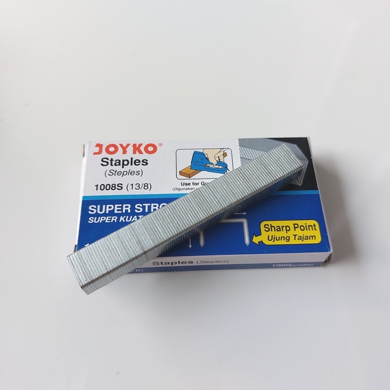 Jual 1 PACK Isi Stapler Tembak Joyko 1008s 13/8 Staples Isi 1000 Pieces ...