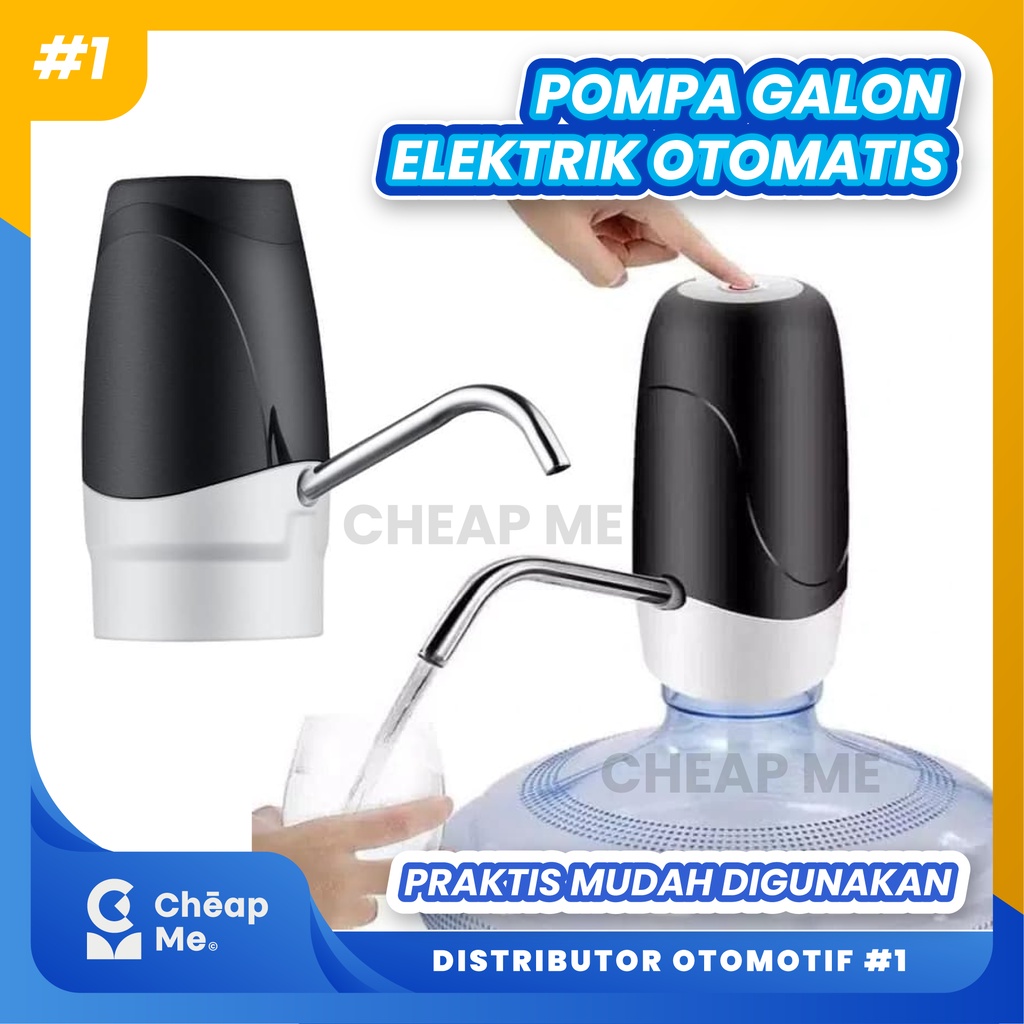 Jual Pompa Galon Model Elektrik / Pompa Dispenser Galon Otomatis Praktis Satu Klik USB ...