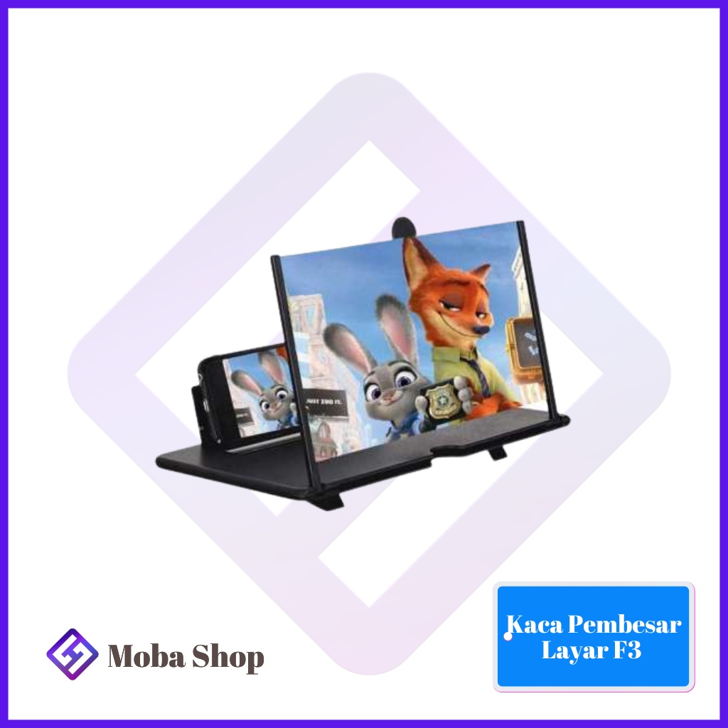Jual Kaca Pembesar Layar F3 Tipis Model Slim Standing Hp Smartphone ...