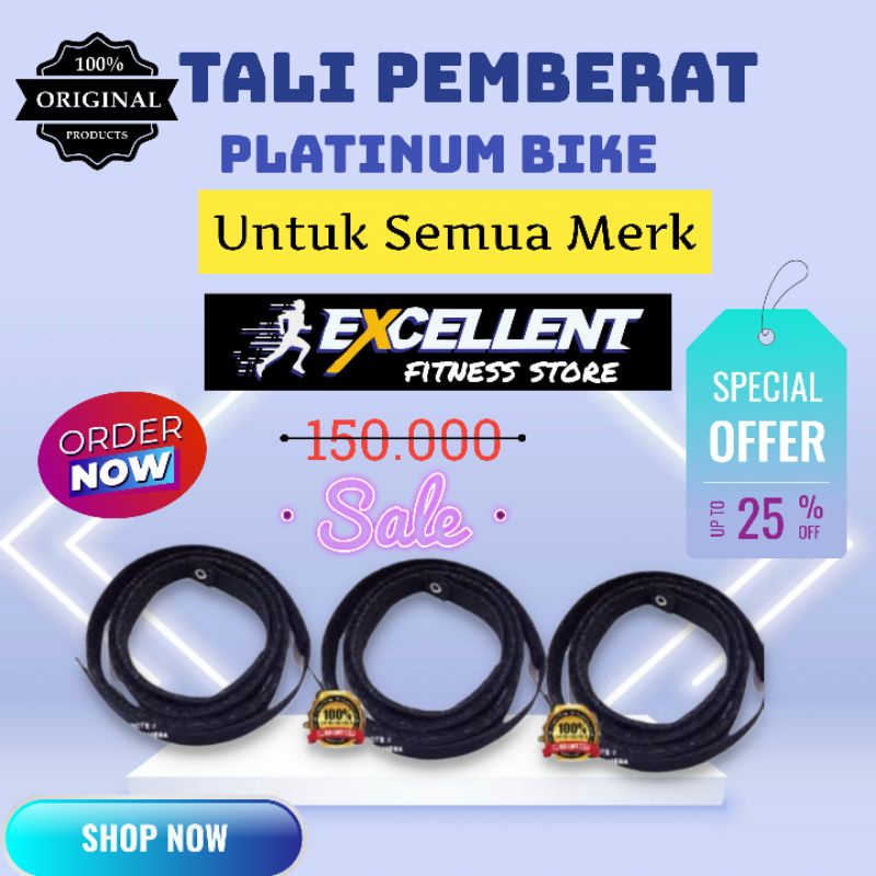 Jual Sparepart Tali Pemberat Sepeda Statis Sepedah Platinum Bike Speeds ...