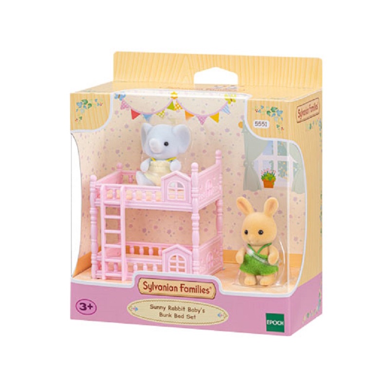 Jual Mainan Koleksi Sylvanian Families Sunny Rabbit Baby's Bunk Bed Set ...