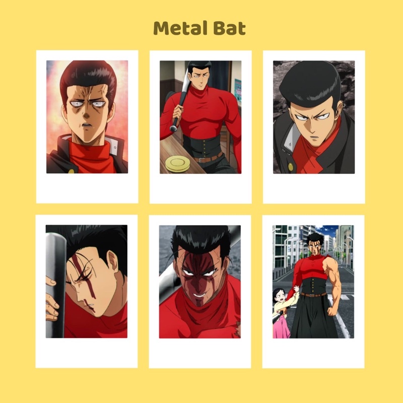 Jual Polaroid Anime One Punch Man Saitama Genos Fubuki Garou Sonic ...