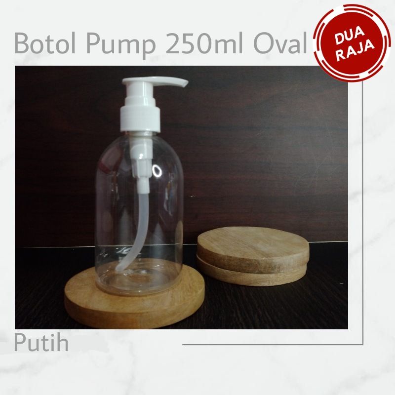 Jual Botol Isi Ulang Pump Pencet 250ml Oval Handsanitizer Sabun Lotion ...