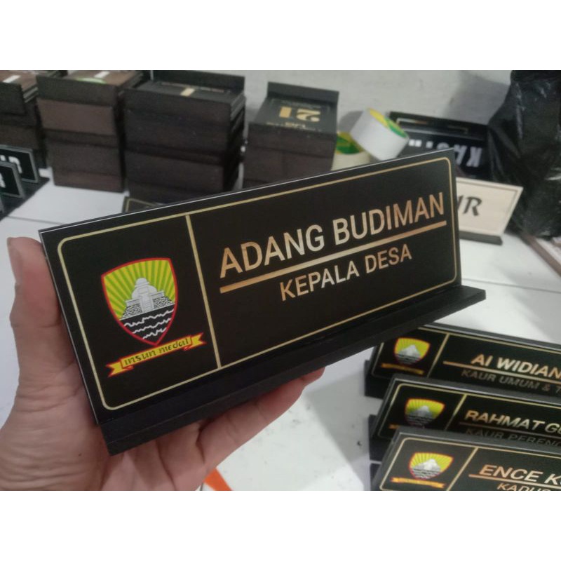 Jual Papan Nama Meja Custom | Shopee Indonesia