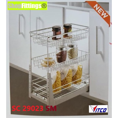 Jual Rak VITCO SC / XC 29023 SM or SC 29023-2 Rak Bumbu 3 Susun Rak ...