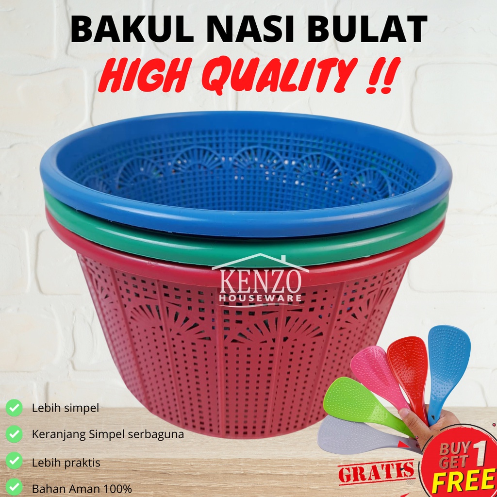 Jual Wakul Bakul Nasi Sayur Plastik Ceting Nasi Bolong Awet Serbaguna ...
