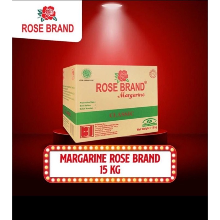 Jual ROSE BRAND MARGARINE CLASSIC ( 15 KG ) | Shopee Indonesia