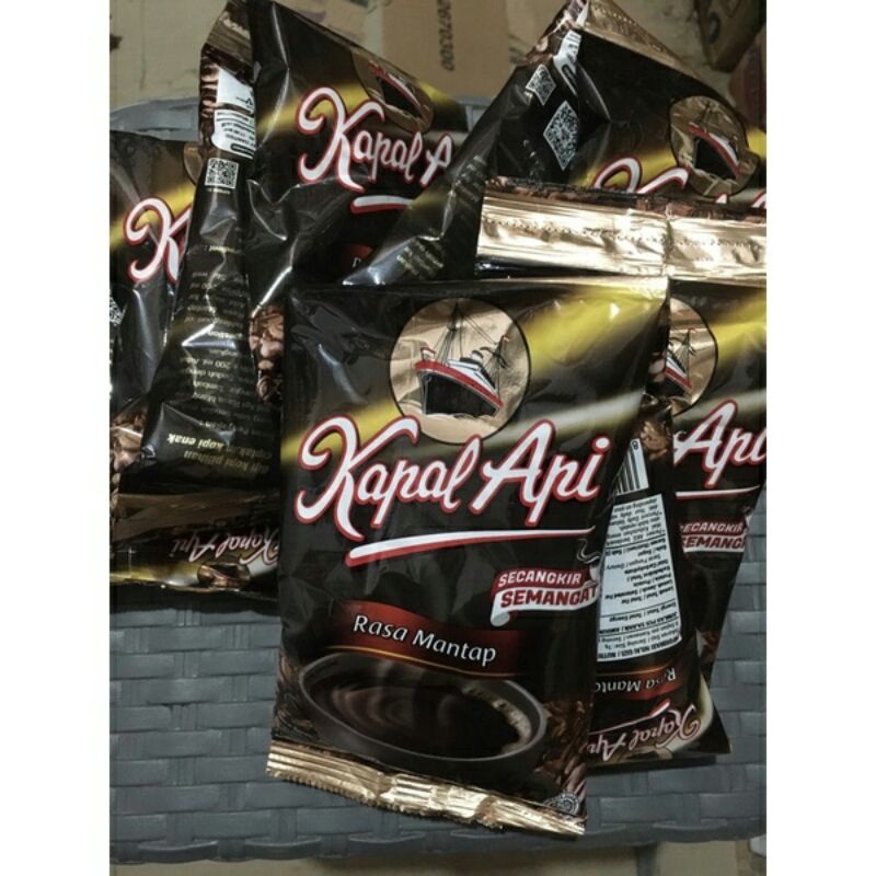Jual KOPI KAPAL API RASA MANTAP 60GR 1RENCENG ISI 10PCS | Shopee Indonesia