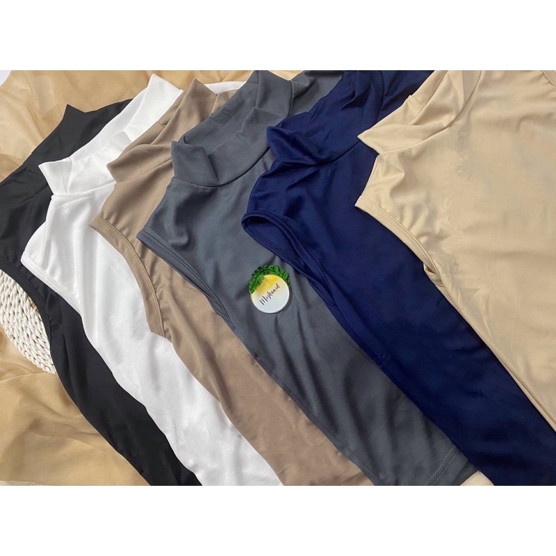 Jual Manset Buntung/ Inner Tanpa Lengan Manset Turtle Neck Inner Hijab ...