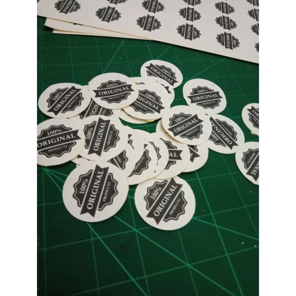 Jual sticker segel kemasan diameter 5cm isi 200pcs | Shopee Indonesia