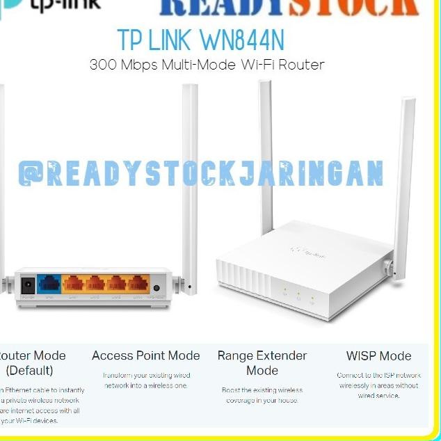 Jual TP LINK WR844N 300 Mbps Multi-Mode Wi-Fi Router | Shopee Indonesia