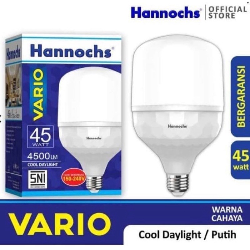 Jual Hannochs Lampu Led 45 watt Hannochs Vario Cool Daylight 6500K | Shopee Indonesia