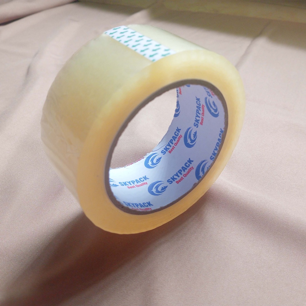 Jual SKYPACK Isolasi Lakban Premium Putih Bening Fragile 100 yard REAL ...