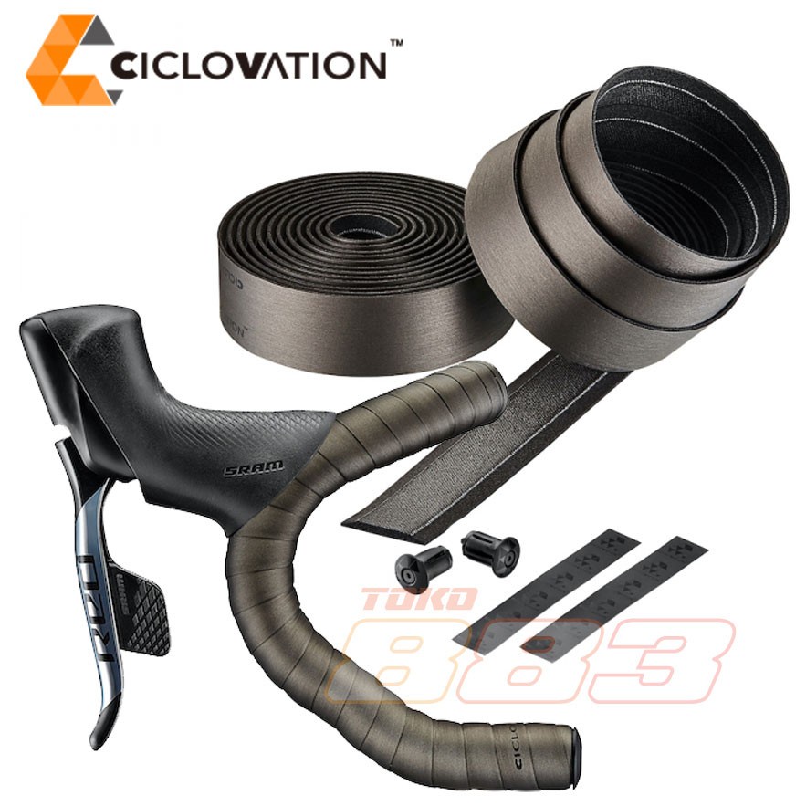 Jual CICLOVATION Advanced Bar Tape With Leather Touch - STEAMPUNK ...