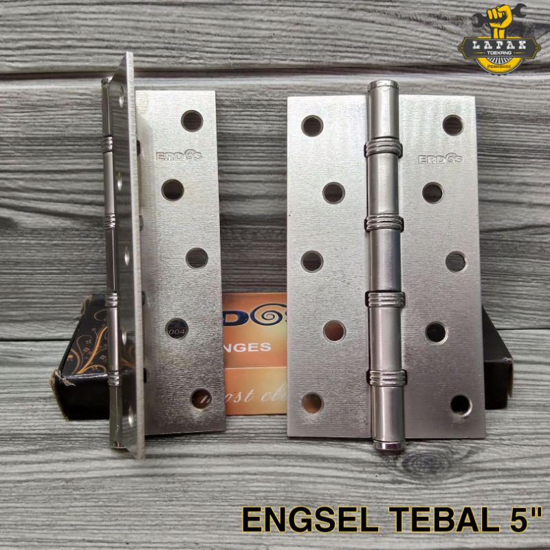 Jual Engsel Tebal Laker Bearing Pintu 5 Inch Engsel Stainless 5 ...