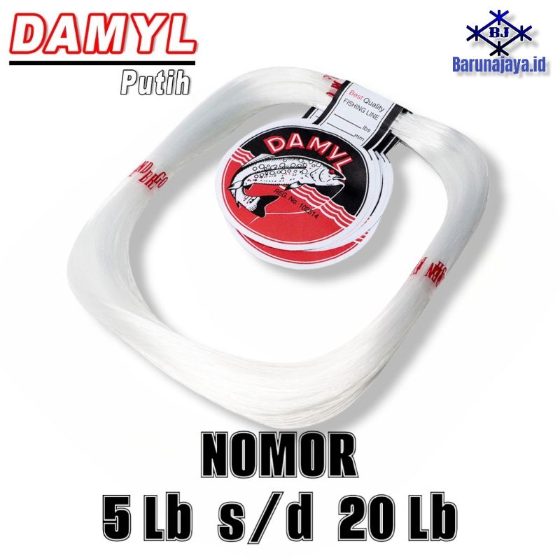 Jual Senar Pancing Damyl No. 4 lb s/d 20 lb | Shopee Indonesia