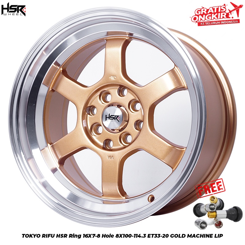 Jual Velg Mobil HSR TOKYO RIFU Ring 16 Pelek Celong Jazz Yaris Brio Calya Sigra Agya Ayla ...