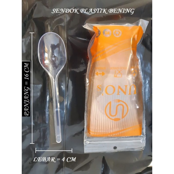 Jual Sendok Plastik Garpu Plastik Panjang 16cm | Shopee Indonesia