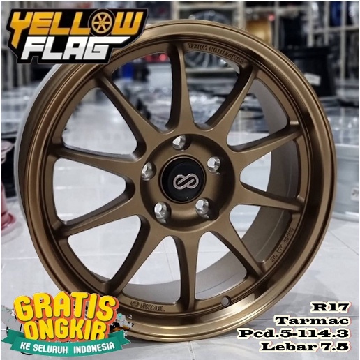 Jual velg racing ring 17 velg Tarmac Pcd 5x114.3 velg mobil R17 xpander ...