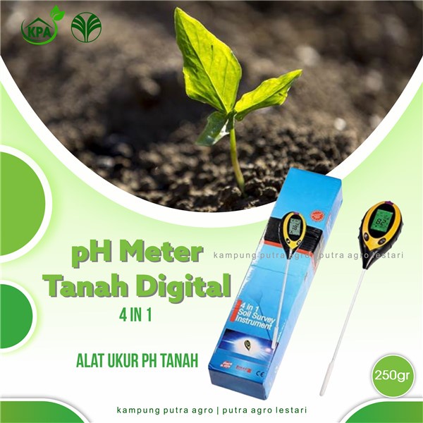 Jual Alat Ukur PH Tanah ,Temperatur dan Kelembapan Tanah - PH Meter ...