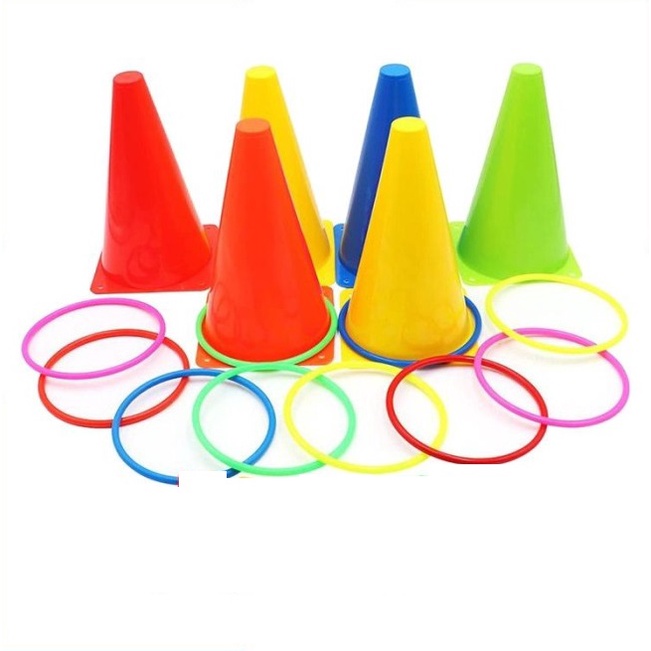 Jual MAINAN CONE RING THROWING GAME YG25 MAINAN LEMPAR GELANG KERUCUT ...